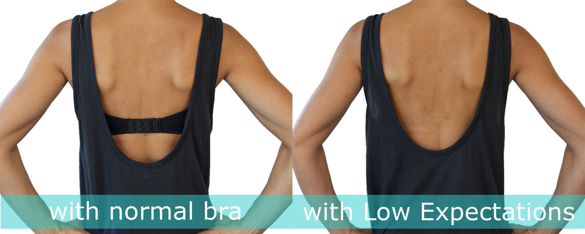 Low Expectations: Scoop or Plunging Back Bra Converter, backless bra ...