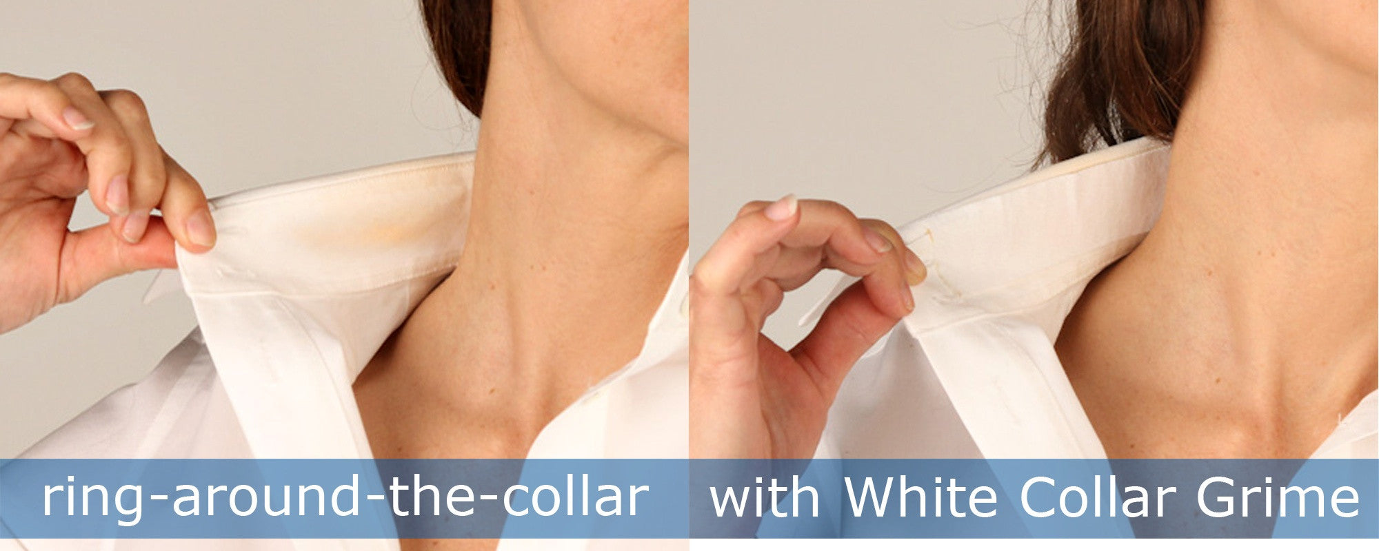 Shirt collar protectors stop ring around the collar & stop dirty hats ...